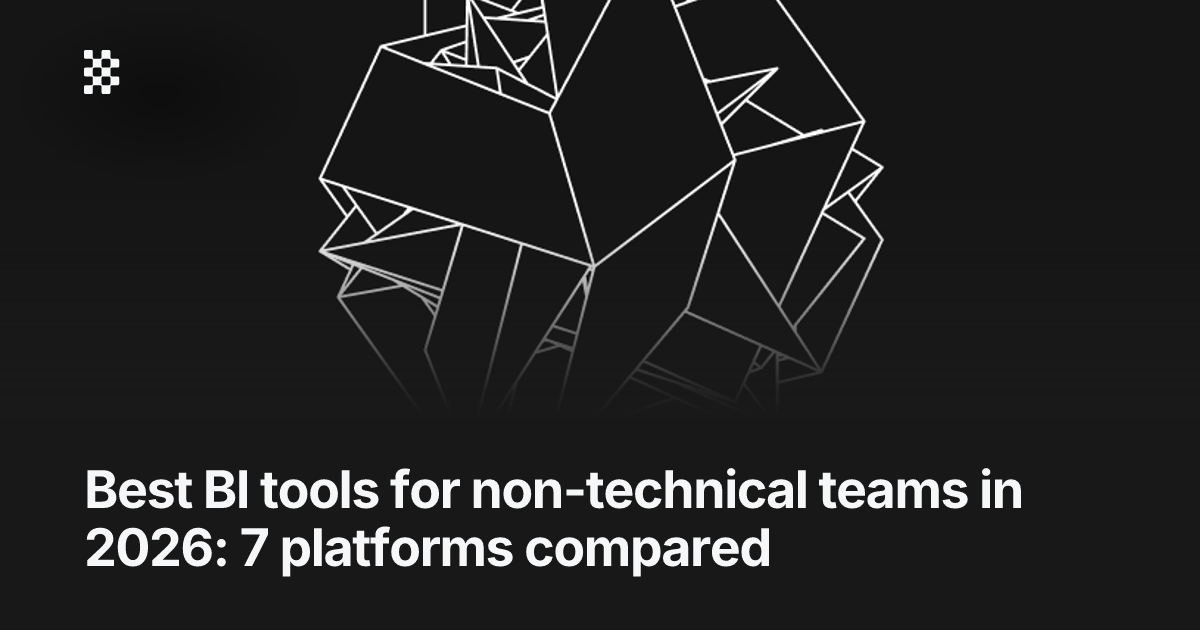 Best BI tools for non-technical teams 2026 | Basedash